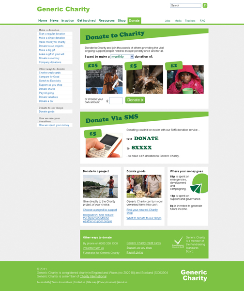 Mobile Charity Donation